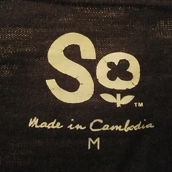 SO | Shirts & Tops | So Black Long Sleeve Tee | Poshmark